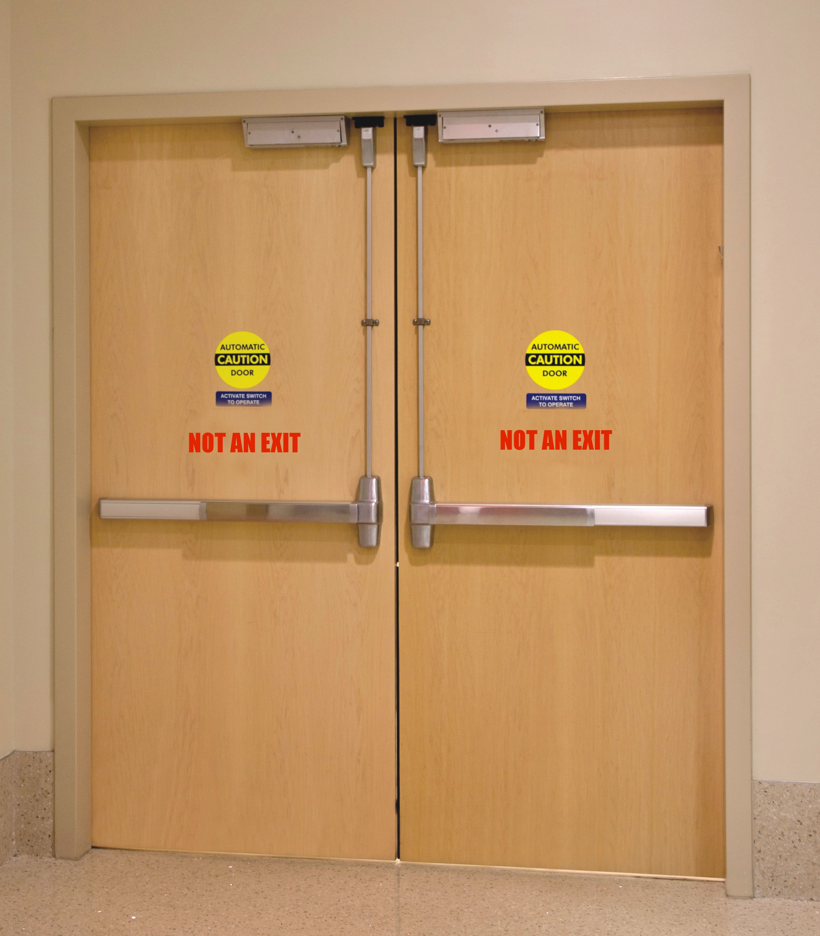 QQ Can Panic Hardware Be Installed On A Door That Doesn t Lead To An 